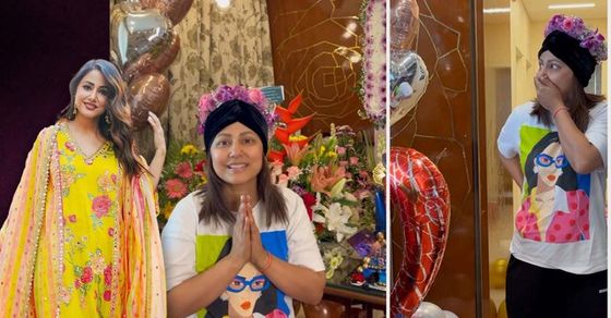 Hina Khan Receives Heartfelt Birthday Surprises from Fans - Filmibeat