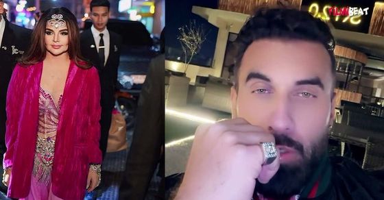 Rakhi Sawant and Dodi Khan Attend India-Pakistan Match in Dubai - Filmibeat