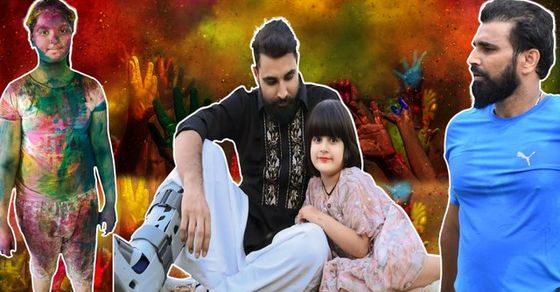 Mohammed Shami's Daughter Celebrates Holi, Sparks Controversy Online ...