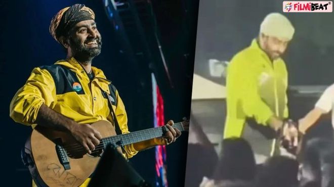 Arijit Singh के साथ Live Concert के दौरान हुई बदतमीजी, Fan ने स्टेज पर ...