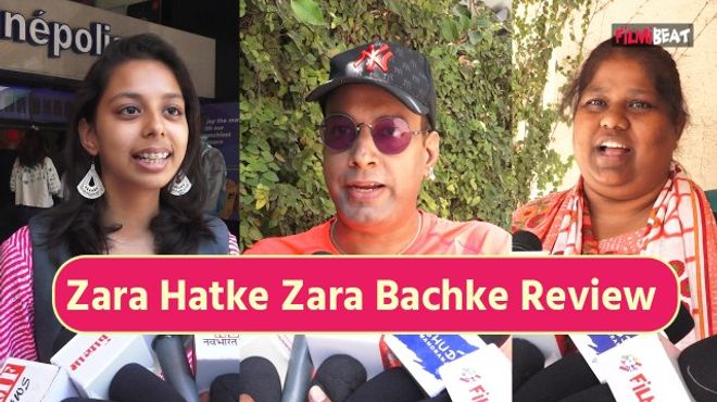 Zara Hatke Zara Bachke Movie Review | Vicky Kaushal | Sara Ali Khan | Public Review - Filmibeat
