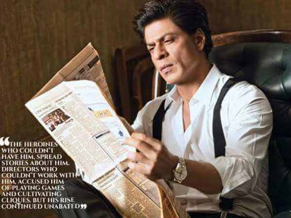 Shahrukh Khan photoshoot for filmfare magazine cover page - Hindi Filmibeat