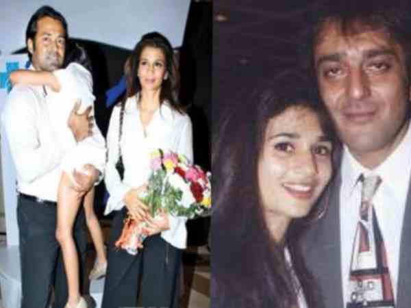 संजय दत्त के साथ बिना तलाक लिए हुई थी रिया पिल्लई - लिएंडर पेस की बेटी ...