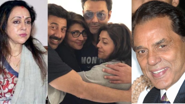 Dharmendra two daughter hema malini step daughters Ajita and Vijeta ...