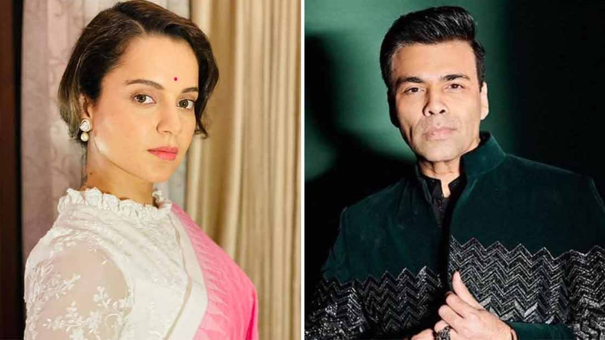 Kangana Ranaut ने Karan Johar पर एक बार फिर साधा निशाना, बोलीं- आगे आगे ...