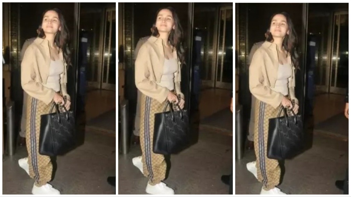 Alia Bhatt was seen at the airport in 1.6 lakh pants and 2 lakh bag ...