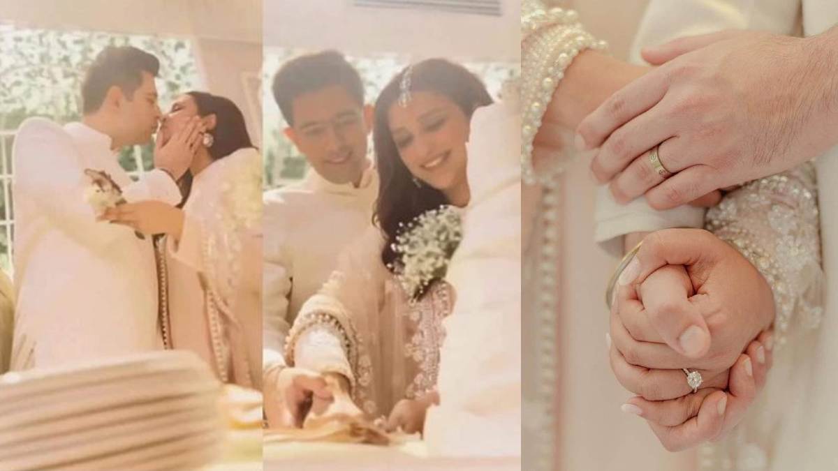 Parineeti Chopra and Raghav Chadha shares an intimate kiss after engagement ceremony, See inside ...