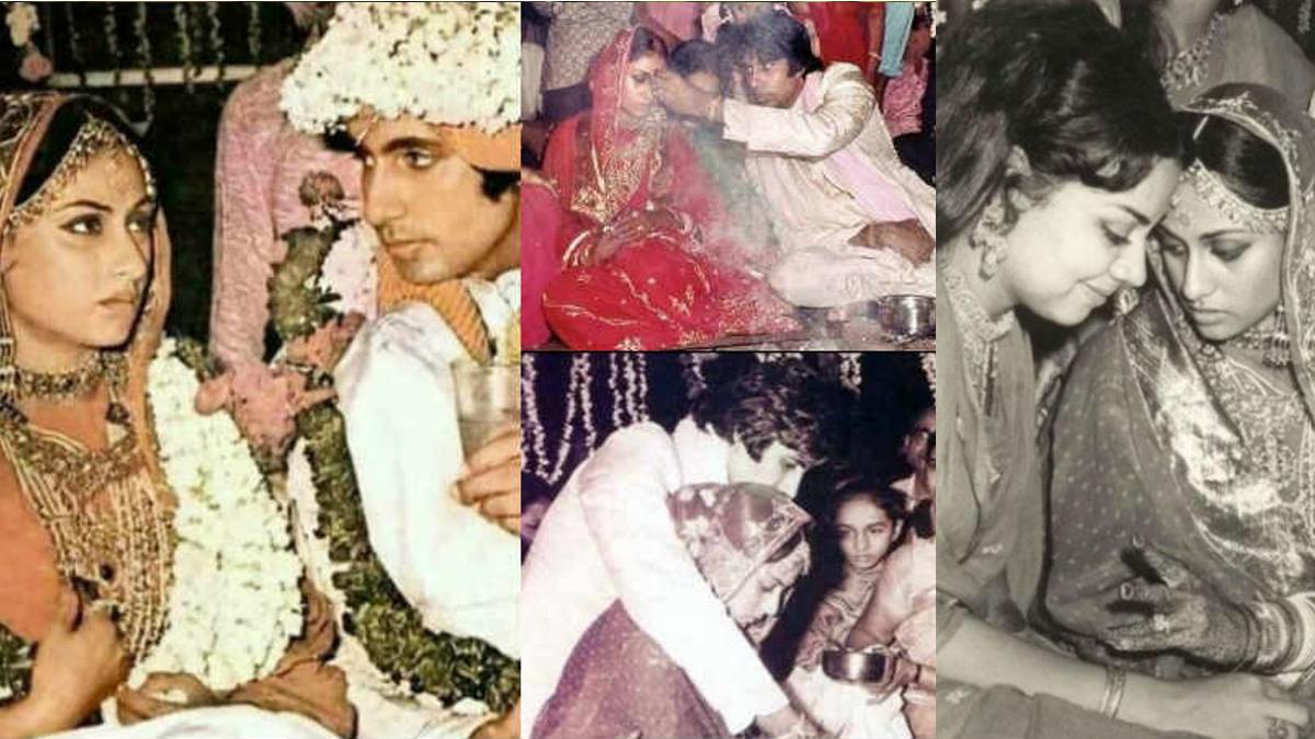Amitabh Bachchan- Jaya Bachchan 50th wedding anniversary, see their unseen wedding pics, how ...