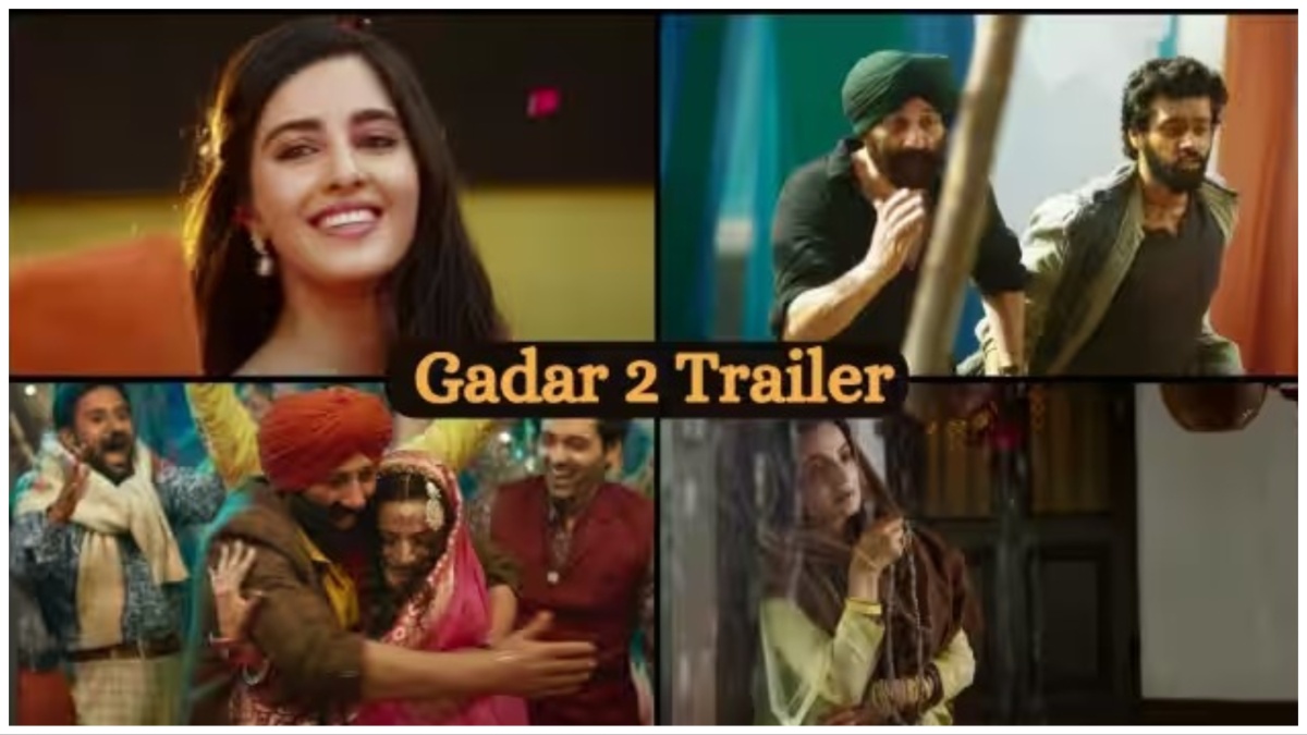Gadar 2 trailer Sunny Deol smashes Pakistanis with a sledgehammer stares at a handpump Watch ...
