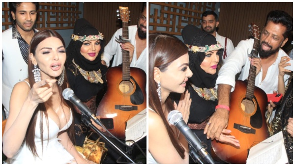 Rakhi Sawant and Sherlyn Chopra became friends again After ending cat fight, Watch Video - Hindi ...