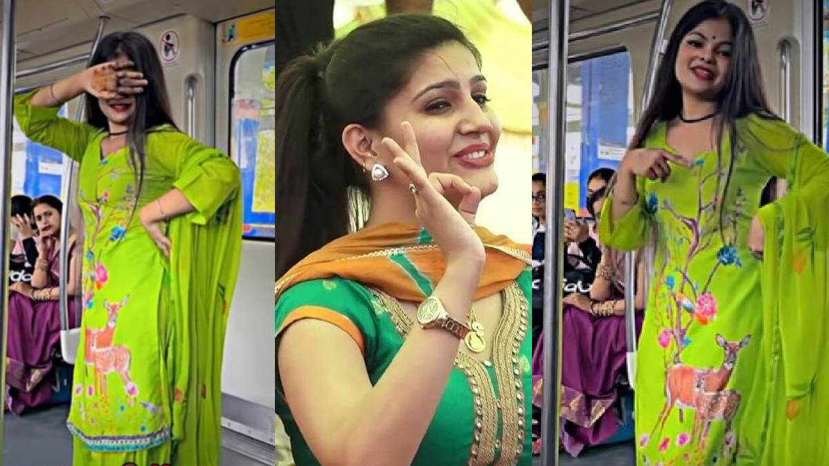 Delhi Metro- दिल्ली की सपना चौधरी ने मेट्रो में दिखाई बेशर्मी Delhi ...