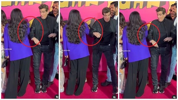 Rhea kapoor pushes jitendra at thank you for coming screening netizens lashes out on jitendra ...