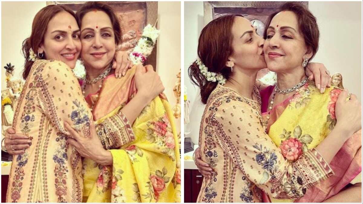 Esha Deol shared beautiful photos on mother Hema Malini birthday, wrote ...