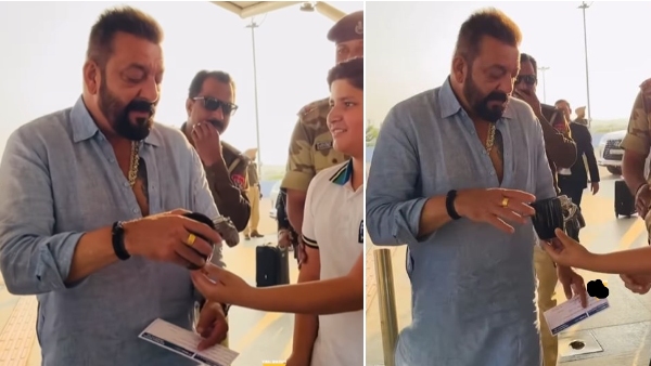 पुलिस के सामने संजय दत्त के हाथ में बंदूक पकड़ा गया लड़का Sanjay Dutt ...