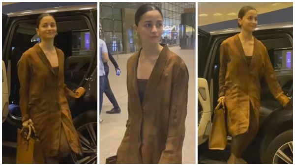 Alia Bhatt airport look stunning actress carry Gucci hand bag with a rs ...