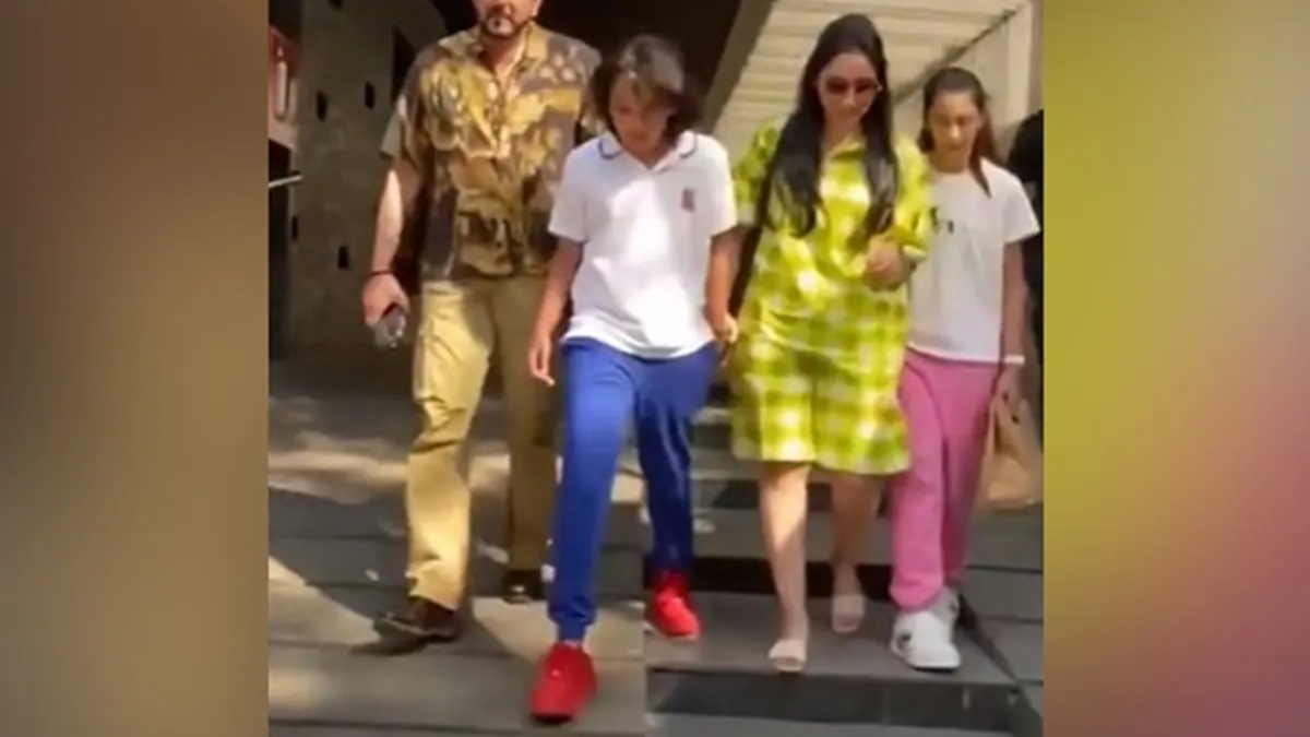 Sanjay dutt son shahraan dutt hairstyle video viral on social media ...