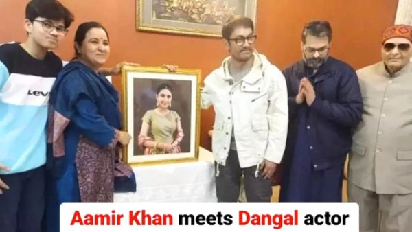 Aamir Khan arrives to meet the family of 'Dangal Girl' Suhani Bhatnagar ...