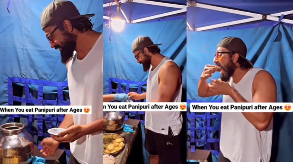 vicky kaushal ate pani puri after so long time, said - I will cry today ...