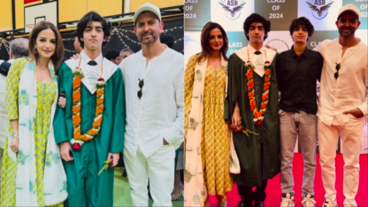 Hrithik Roshan And Sussanne Khan Attend Son Hrehaan Graduation Ceremony ...