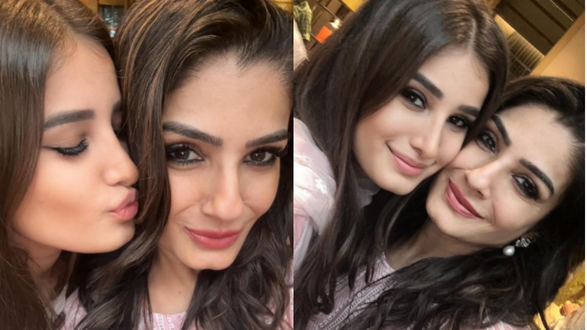 Rasha Thadani danced with mother Raveena Tandon on the song 'akhiyon se ...