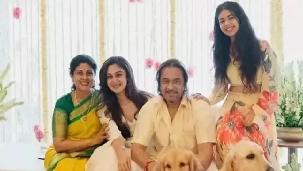 south superstar Arjun Sarja daughter aishwarya arjun tied knot with BF ...