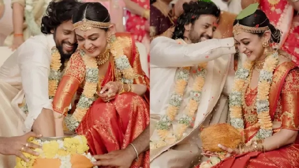 south superstar Arjun Sarja daughter aishwarya arjun tied knot with BF ...