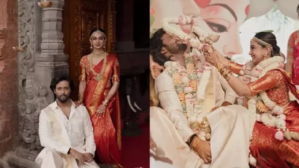 south superstar Arjun Sarja daughter aishwarya arjun tied knot with BF ...