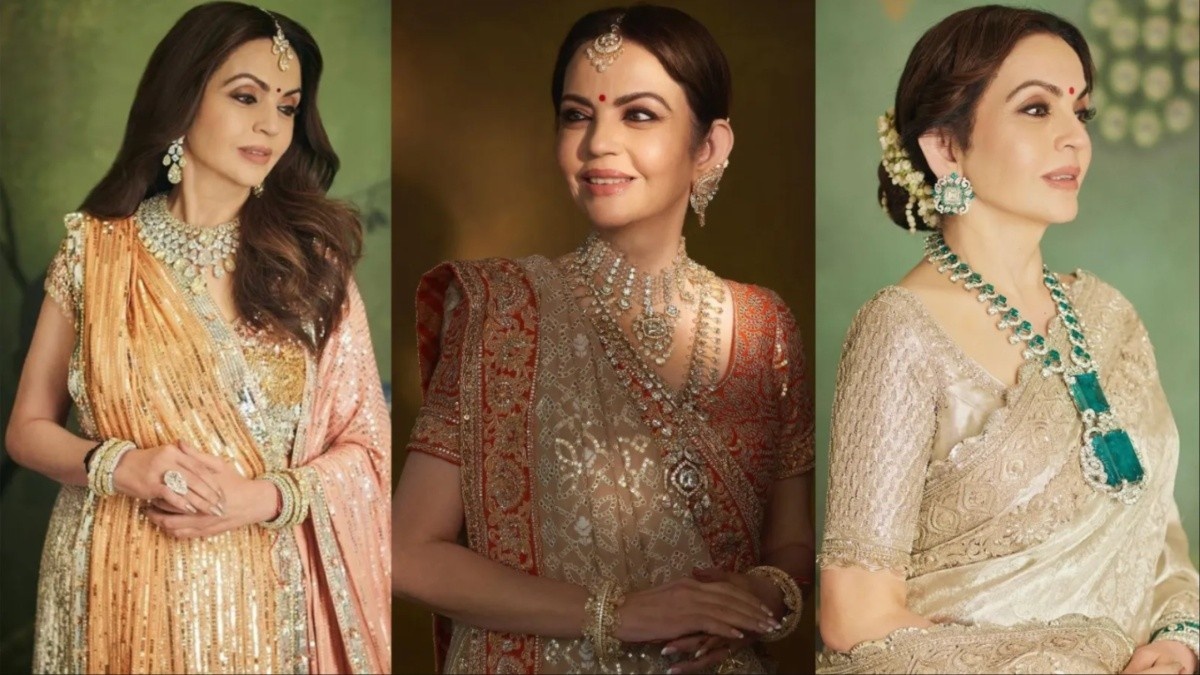 Nita Ambani wore world most expensive saree worth Lakhs made with ...