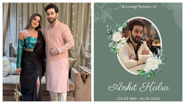 Insha Ghai husband ankit kalra dies at 29 insha ghai heart breaking ...