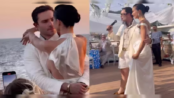 Amy Jackson Married With Ed Westwick Their Romantic Liplock Video Gone ...