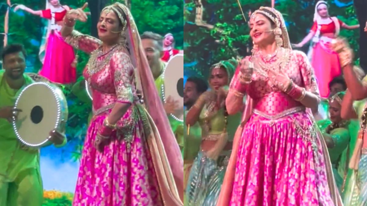 IIFA 2024: Rekha dance on pardesiya song, video goes viral on social ...