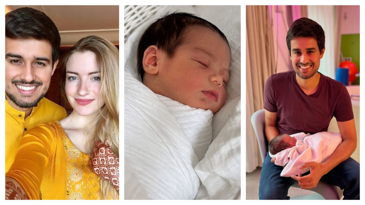Dhruv Rathee becomes father wife Juli Lbr Rathee deliver baby boy first photos - Hindi Filmibeat