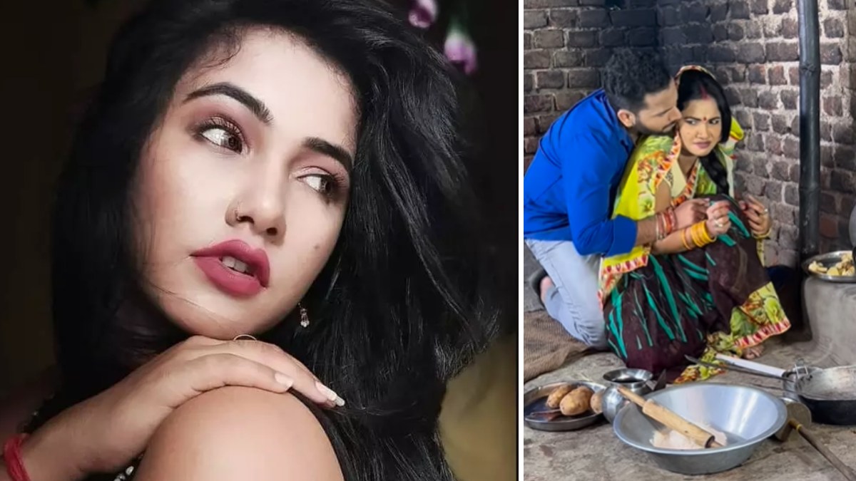 Trisha Kar Madhu did romance in the kitchen, then the video of Bhojpuri ...