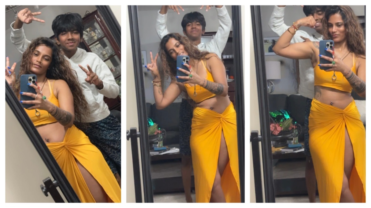 Influencer Mother Amaira reddy video viral with her son got brutally trolled watch Instagram ...