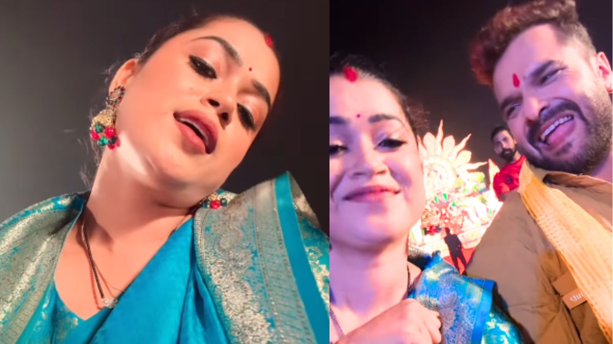 Bhojpuri Video: Dimple Singh pointed finger at Khesari Lal's character? She said- This is Majnu ...