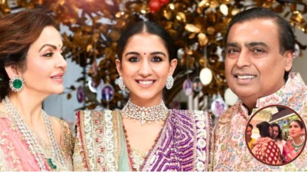 Radhika Merchant embarrassed after saying 'Jai Shri Krishna' seeing ...