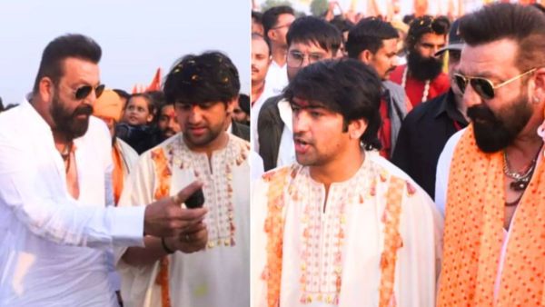 Sanjay Dutt Went crazy after meet dhirendra shastri, said, maharaj ji ...