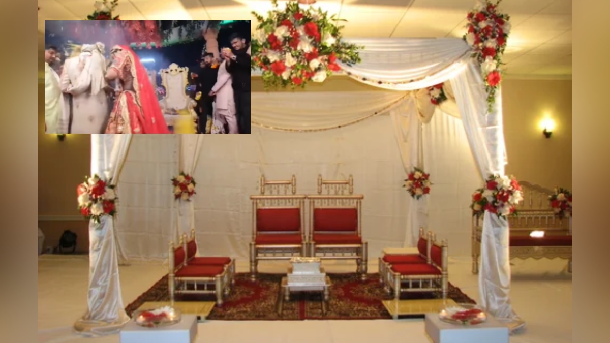 Viral Video- Pandit ji got angry during seven rounds, threw plates at ...