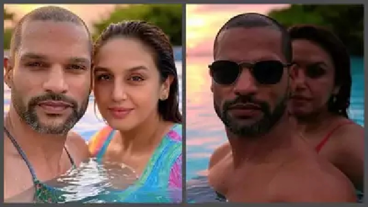 Huma Qureshi Cricketer Shikhar Dhawan Swimming Pool Fake Photos Viral ...