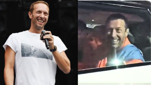 Coldplay singer chris martin arrive at mahakumbh mela with girlfriend ...