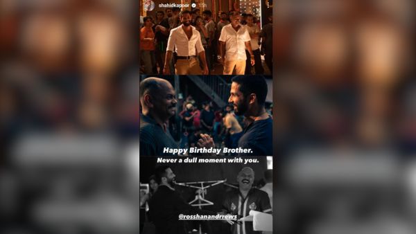 Shahid Kapoor shares BTS photos from Deva set, wishes director Andrews ...
