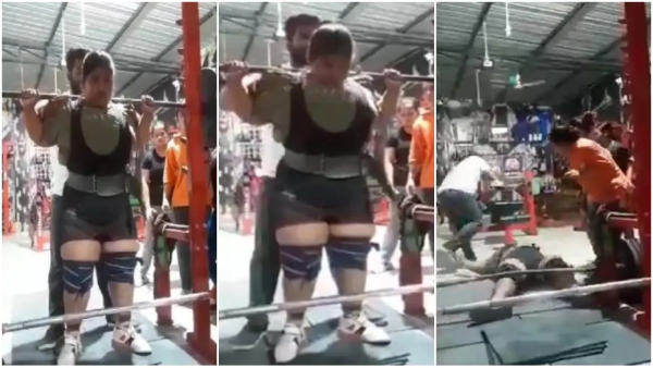 Yashika Acharya Death Video goldmedalist weight lifter last video ...