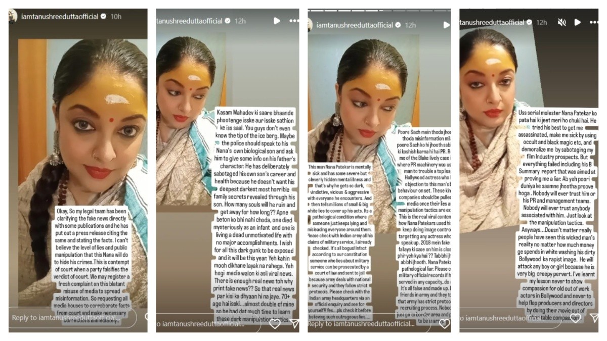 Tanushree Dutta befitting reply on nana patekar relief in me too case ...