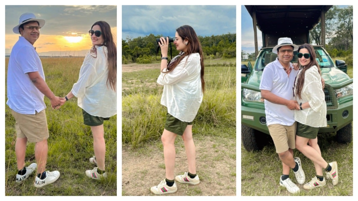 Ankita lokhande jethani reshu jain vacation photos in short dress romance beauty will make ...