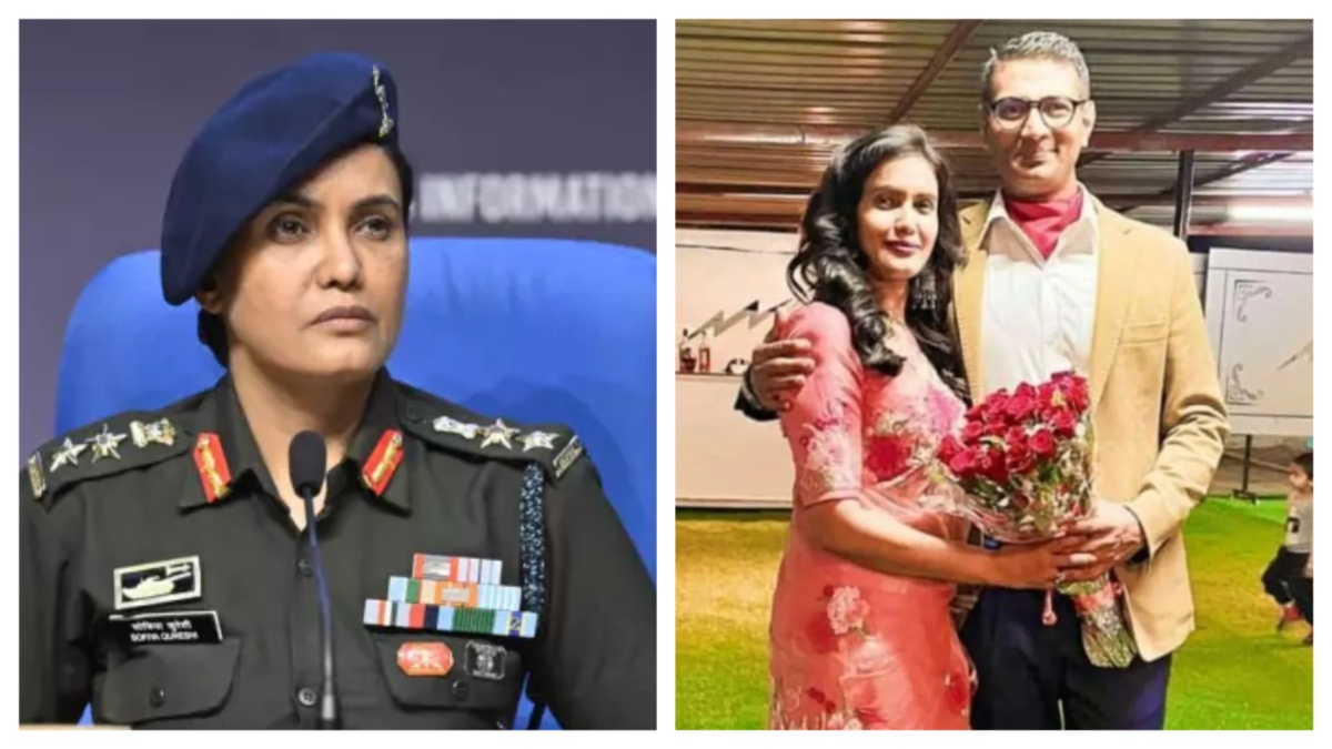 Colonel Sofiya Qureshi husband is army officer Colonel Sofiya Qureshi ...