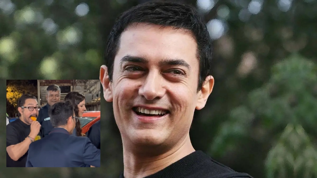 Aamir Khan pretends seen eating orange candy in front of girlfriend ...