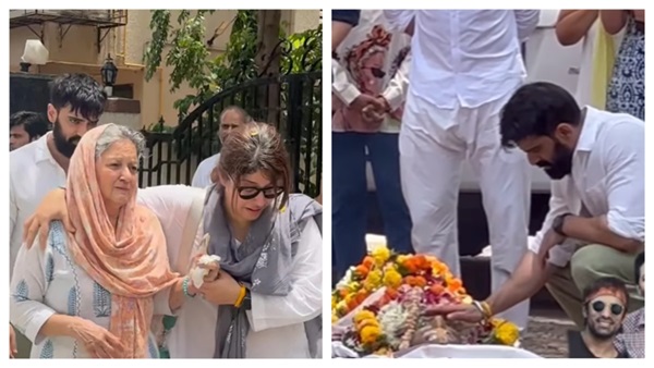 Vibhu Raghav funeral last rites emotional video mohit malik karanveer ...