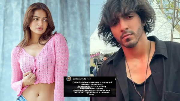 Ahaan Pandey's rumored girlfriend Shruti Chauhan did confess post after watching Saiyaara ...