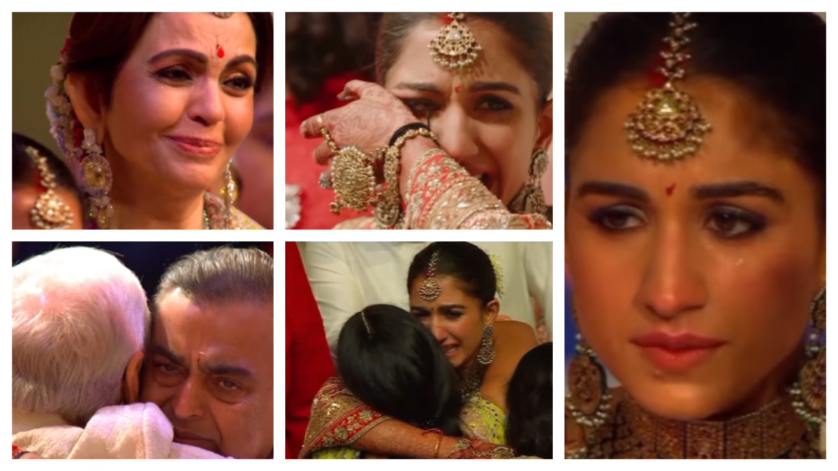 radhika ambani bidaai video Mukesh ambani nita ambani badly crying at ...