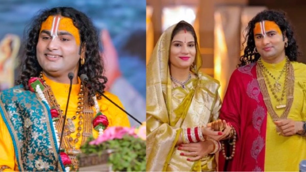 who is Anirudhacharya Wife aarti Tiwari followers call her gurumaa meet Anirudhacharya ...